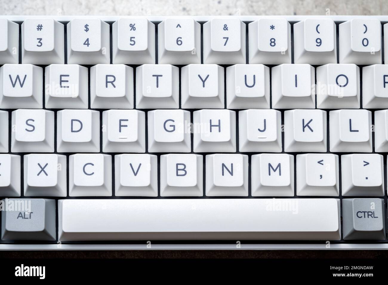The mechanical keyboard on textured background Stock Photo - Alamy
