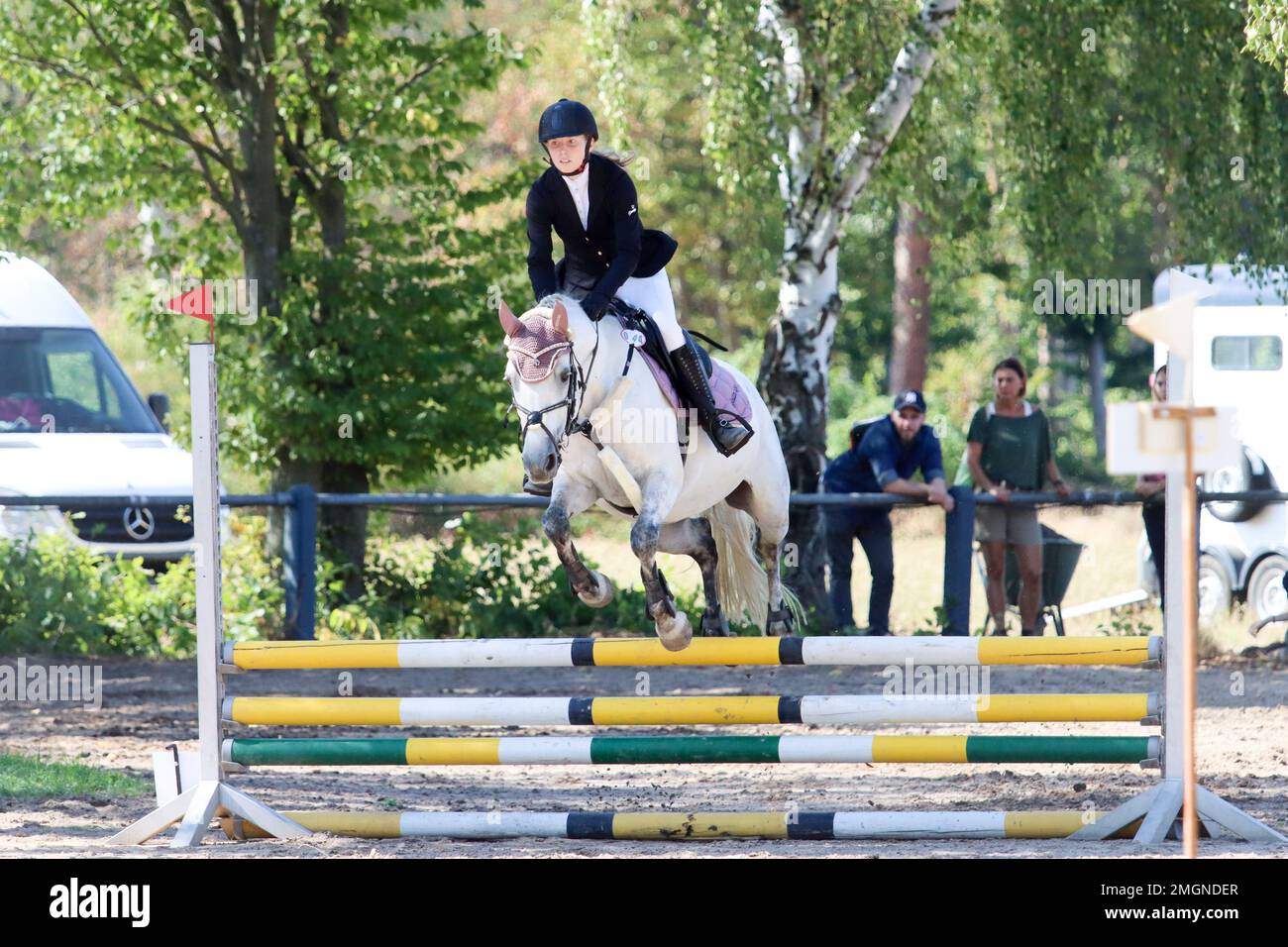official show jumping tournaments in germany Stock Photo - Alamy