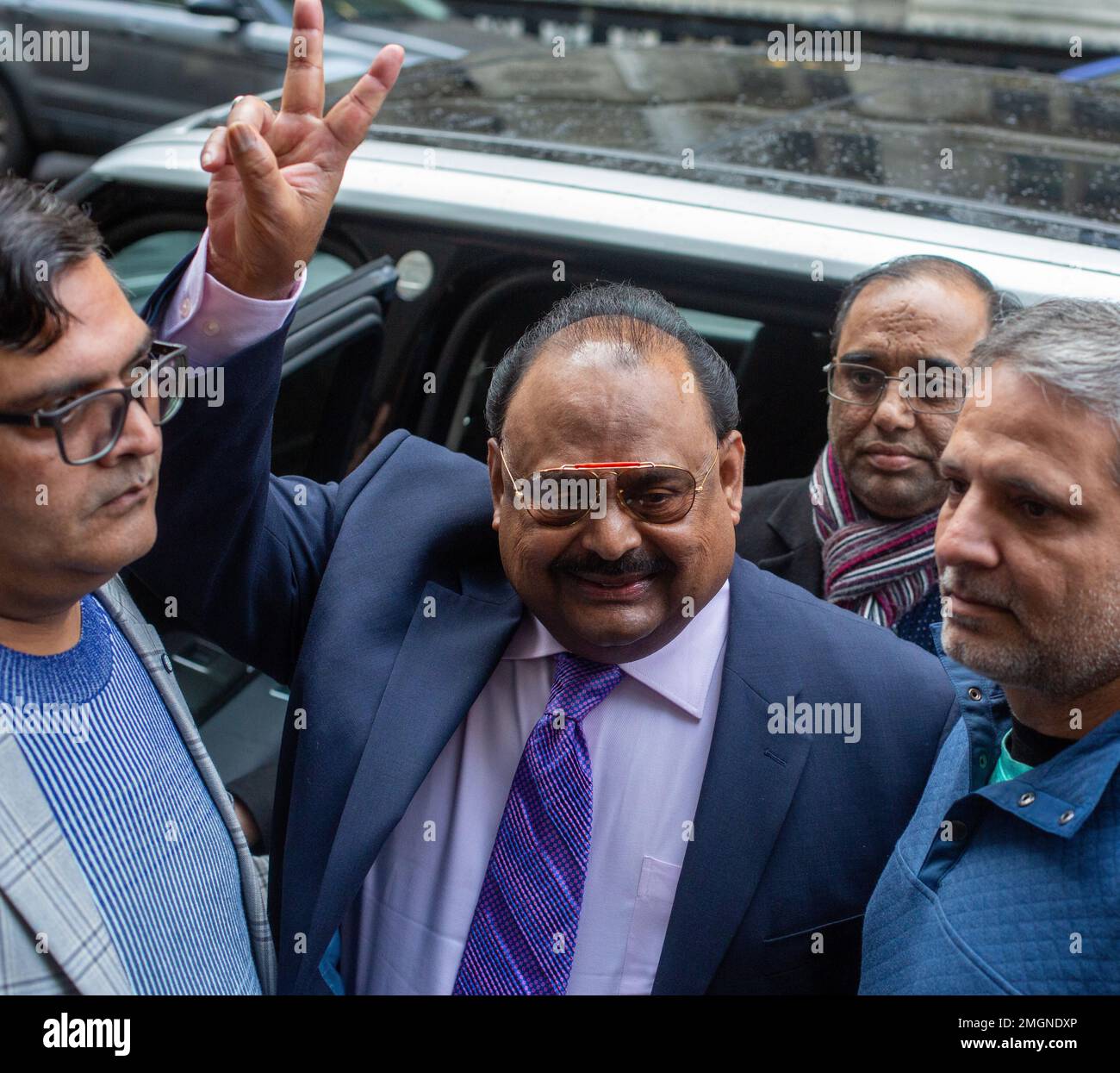 London, England, UK. 26th Jan, 2023. Muttahida Qaumi Movement founder ...