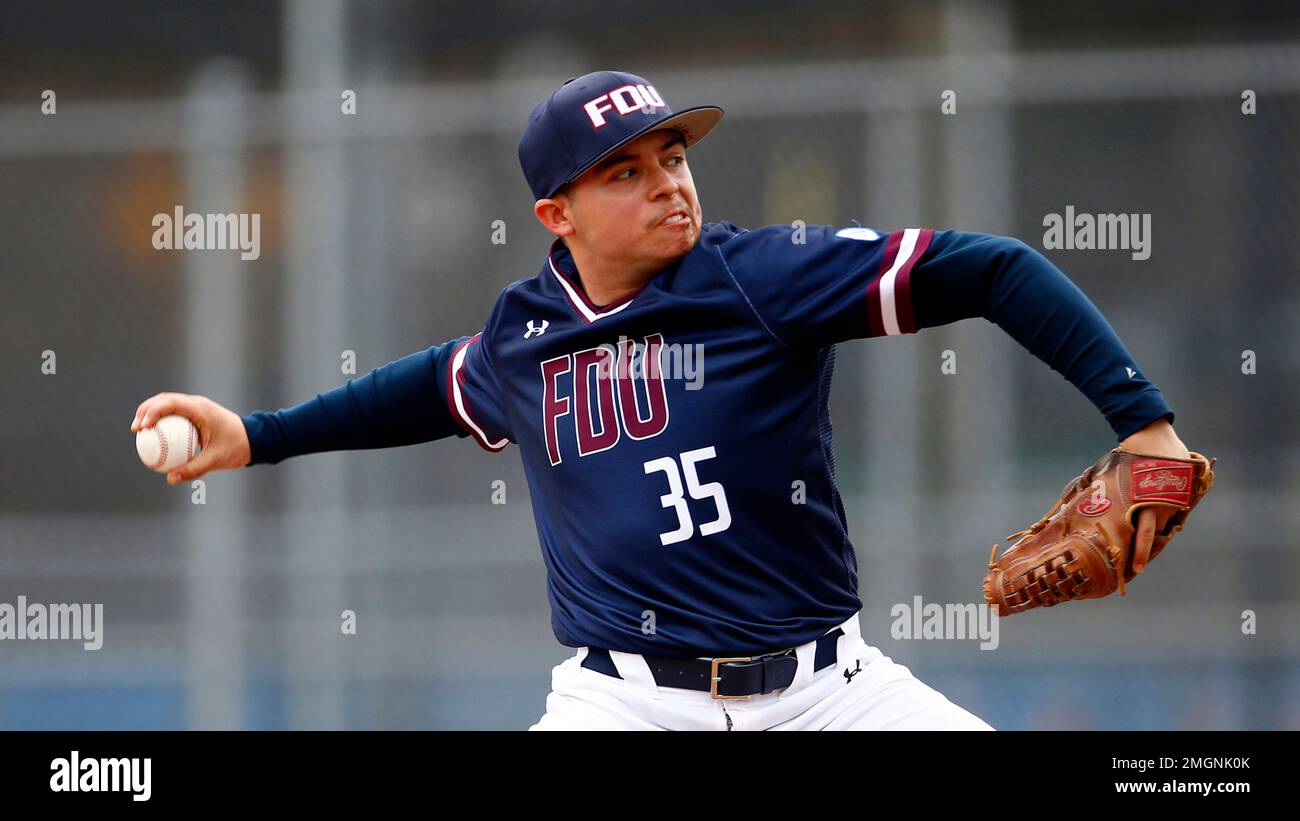 Fairleigh Dickinson's Charlie Perkins in action against Lehigh during ...