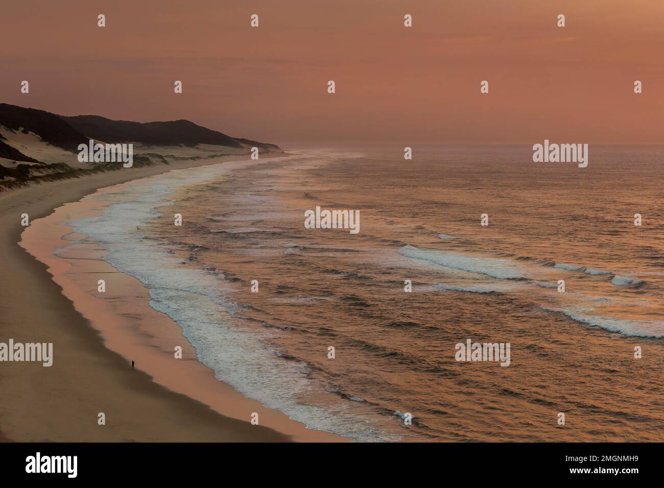 Beach scene at Thonga Beach Lodge. Mabibi. Maputaland. KwaZulu Natal ...
