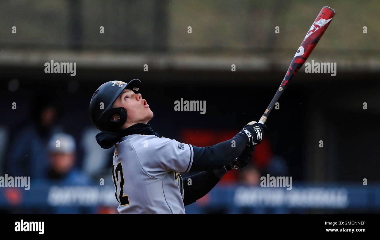Northern Kentucky's Noah Fisher during an NCAA baseball game against ...