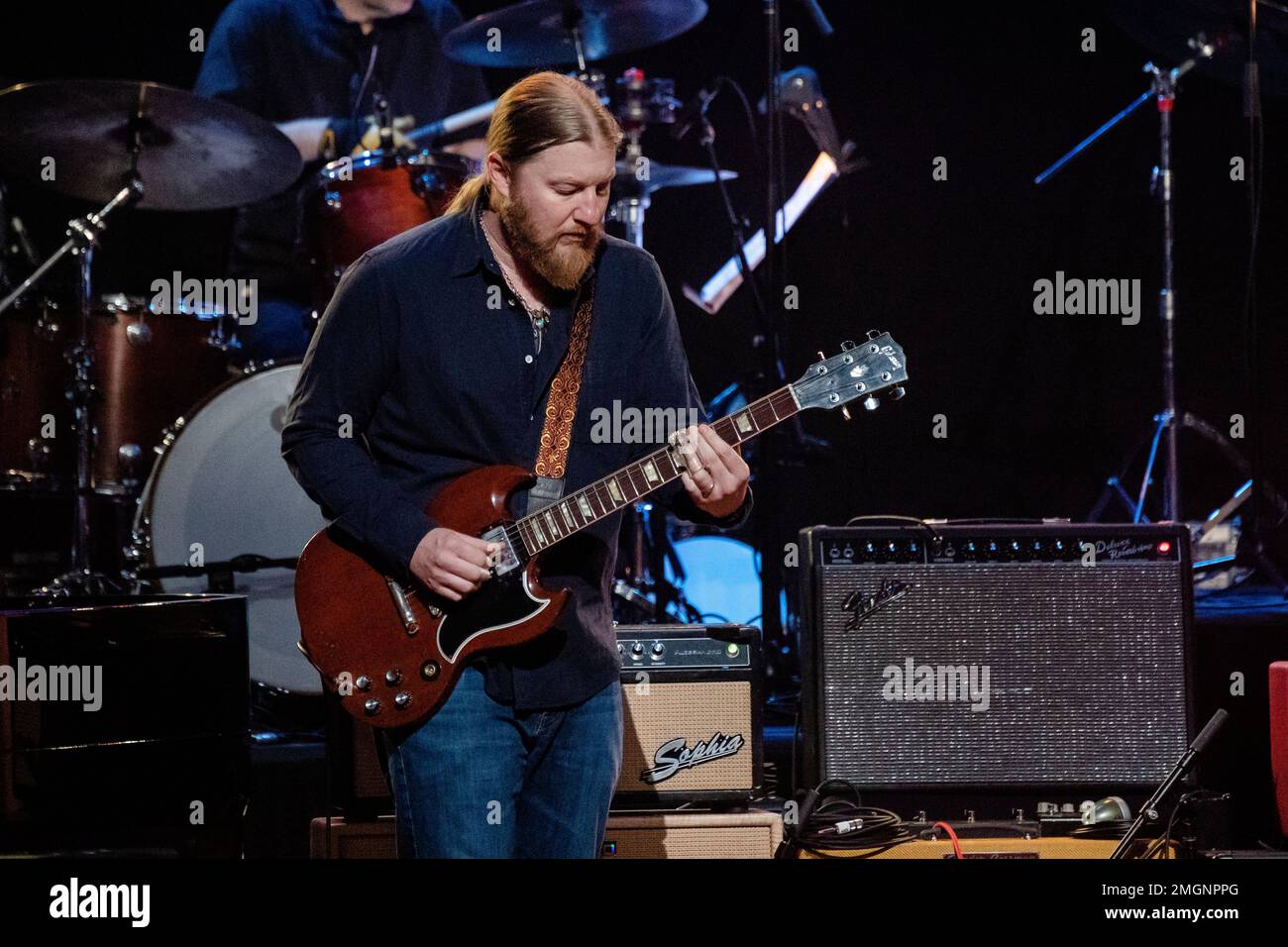 Derek Trucks performs at Love Rocks NYC!, a Benefit Concert for God's ...
