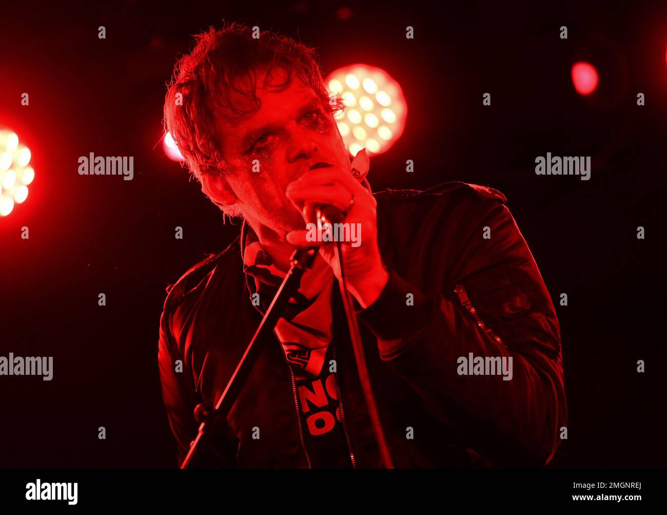 Actor and singer Michael C. Hall performs with his band Princess Goes ...