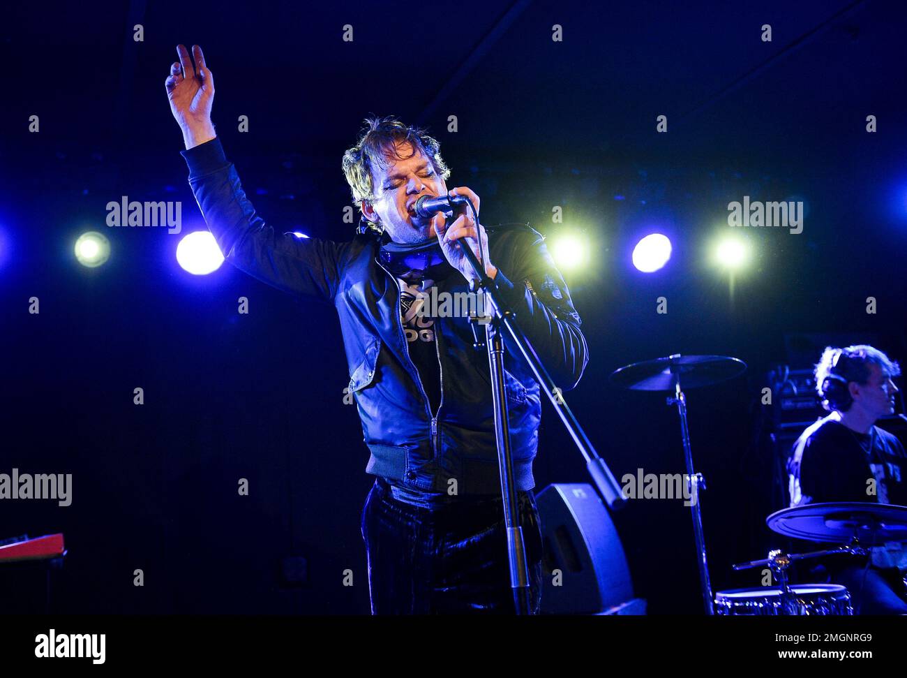 Actor and singer Michael C. Hall performs with his band Princess Goes ...