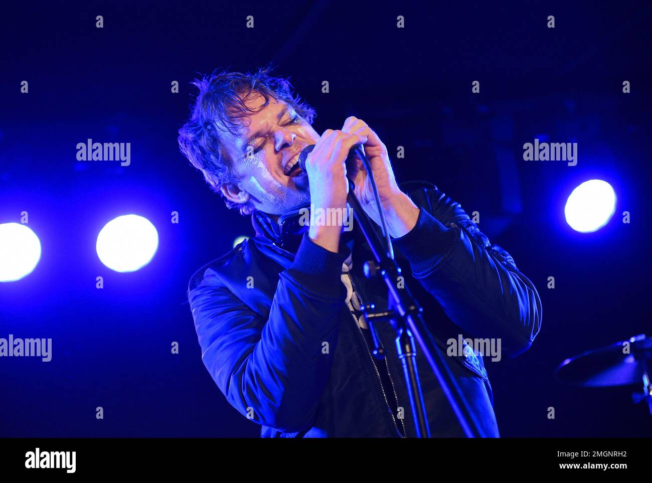 Actor and singer Michael C. Hall performs with his band Princess Goes ...