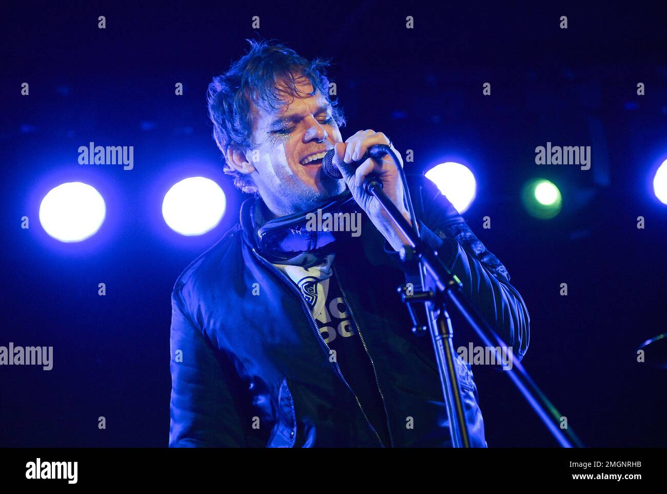 Actor and singer Michael C. Hall performs with his band Princess Goes ...