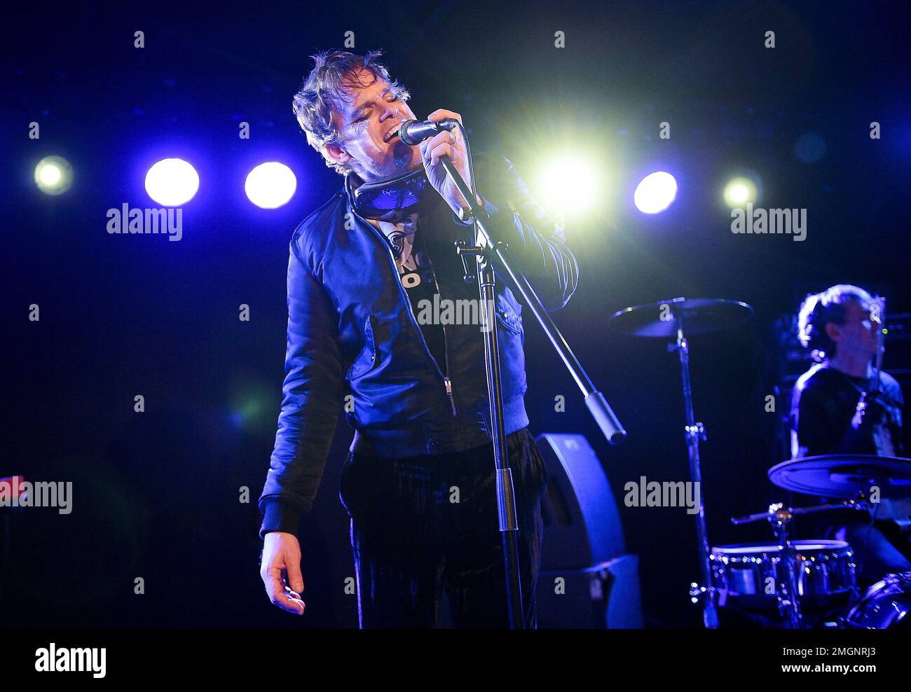 Actor and singer Michael C. Hall performs with his band Princess Goes ...