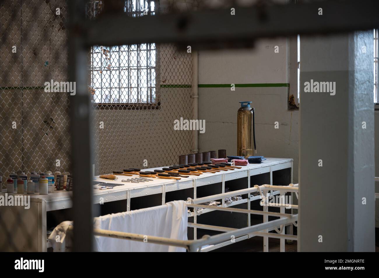 entrance of the prisoners to the prison of alcatraz. Requisition ...