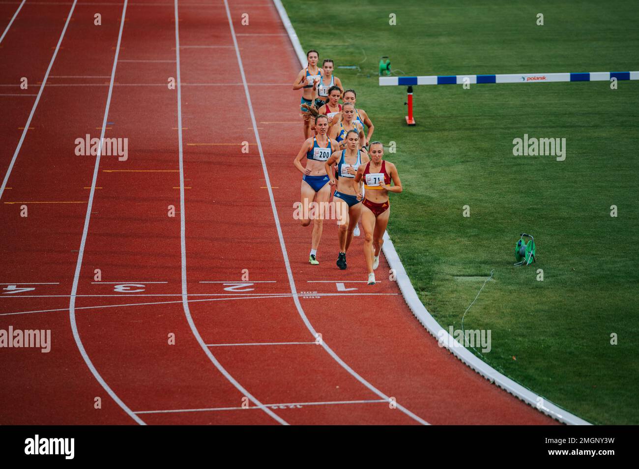 Martin Slovakia 16 July 2022 Powerful Image Of Female Athletes