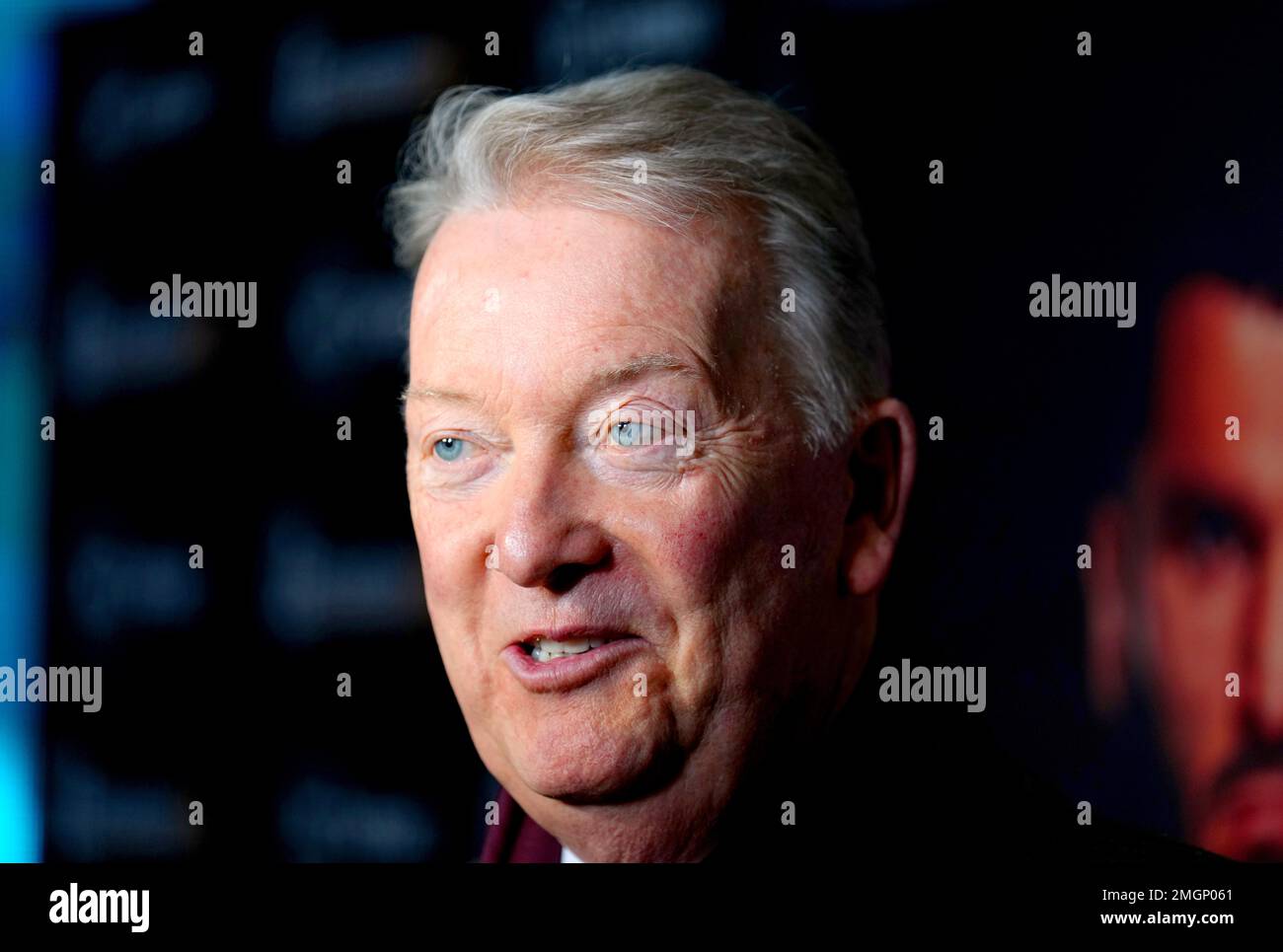 Promoter Frank Warren during a press conference at Brent Civic Centre ...