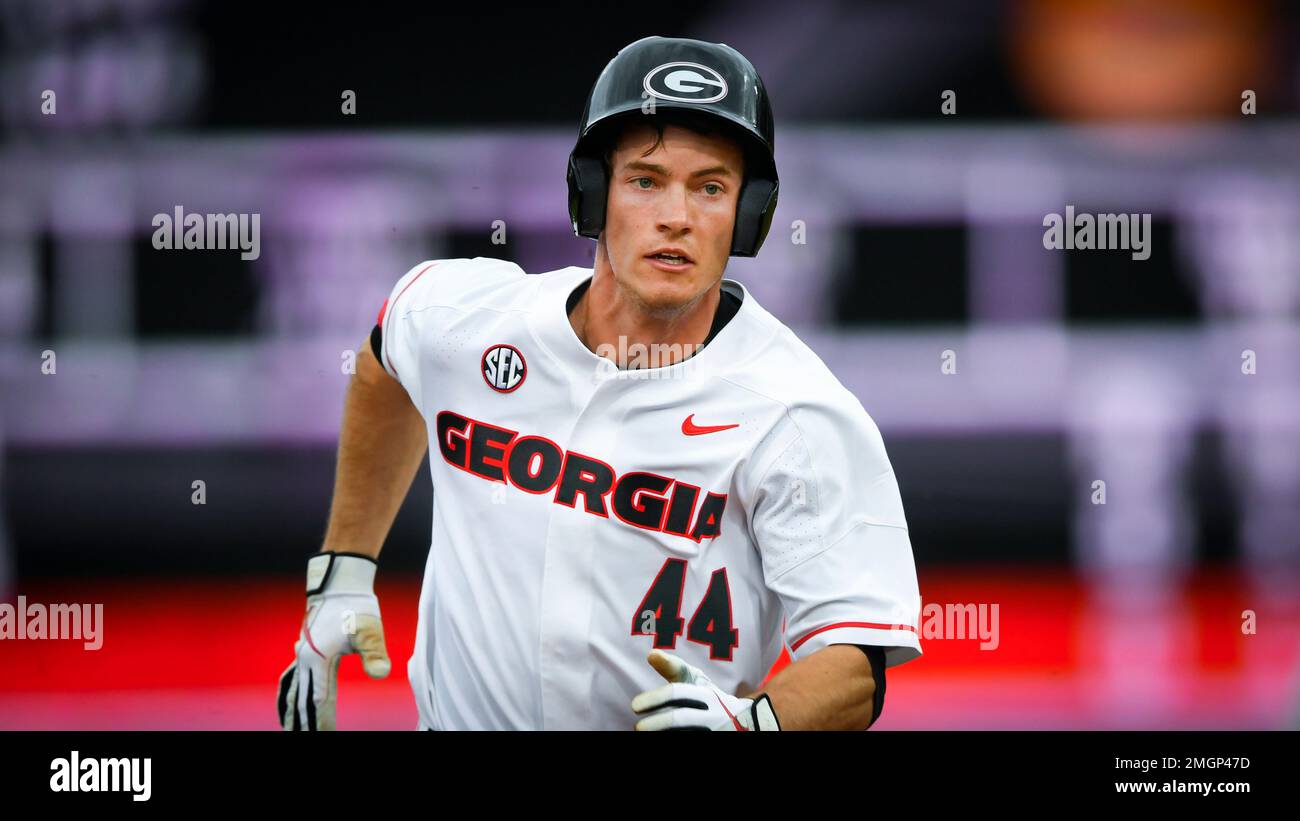Georgia player Ben Anderson is shown during an NCAA baseball game ...