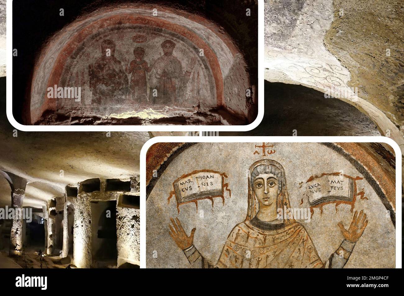 The Catacombs of San Gennaro are ancient underground cemetery areas ...