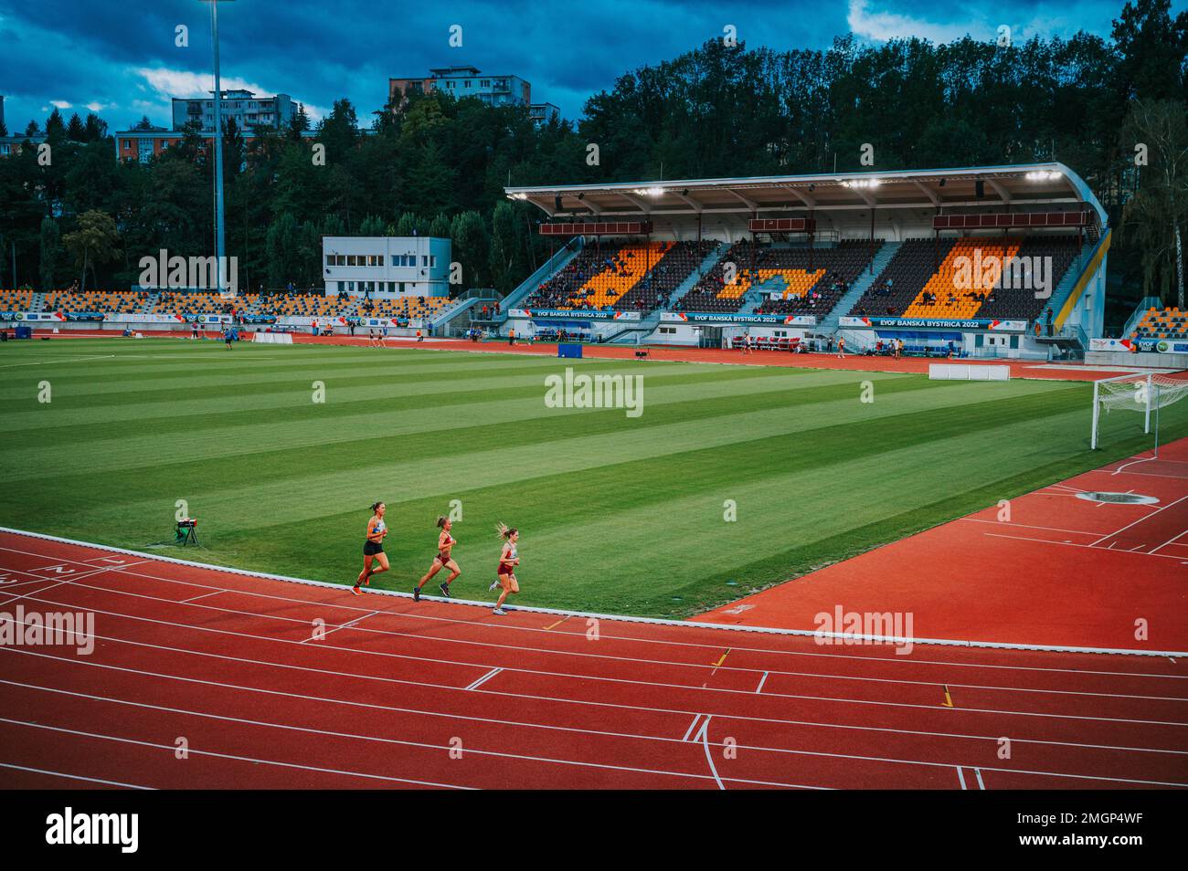 Martin Slovakia 16 July 2022 Female Athletes Captured In Motion