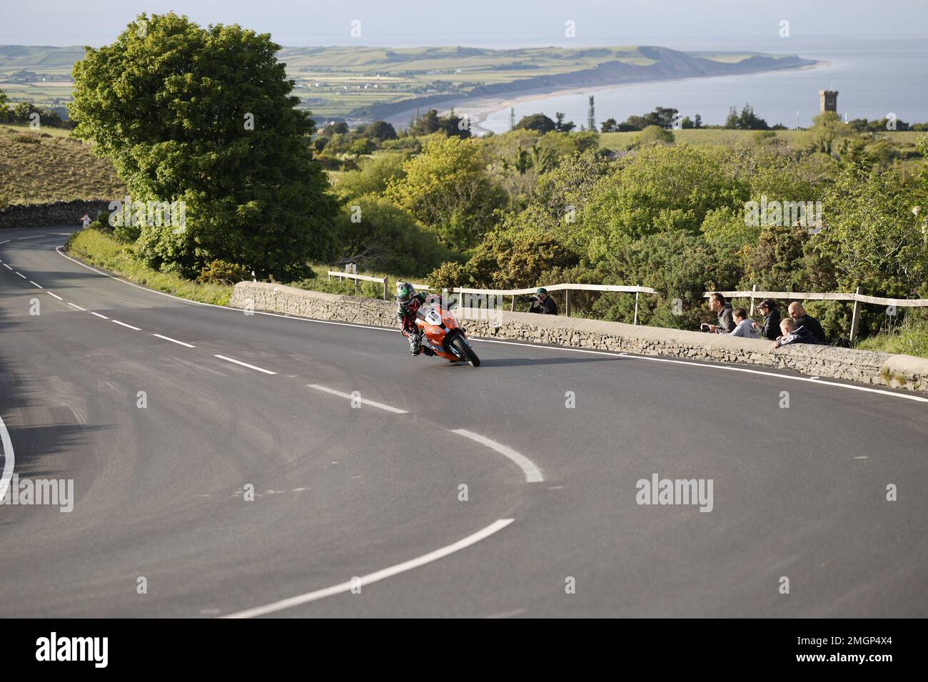 Isle of Man TT 22 Gooseneck Practice week Stock Photo - Alamy