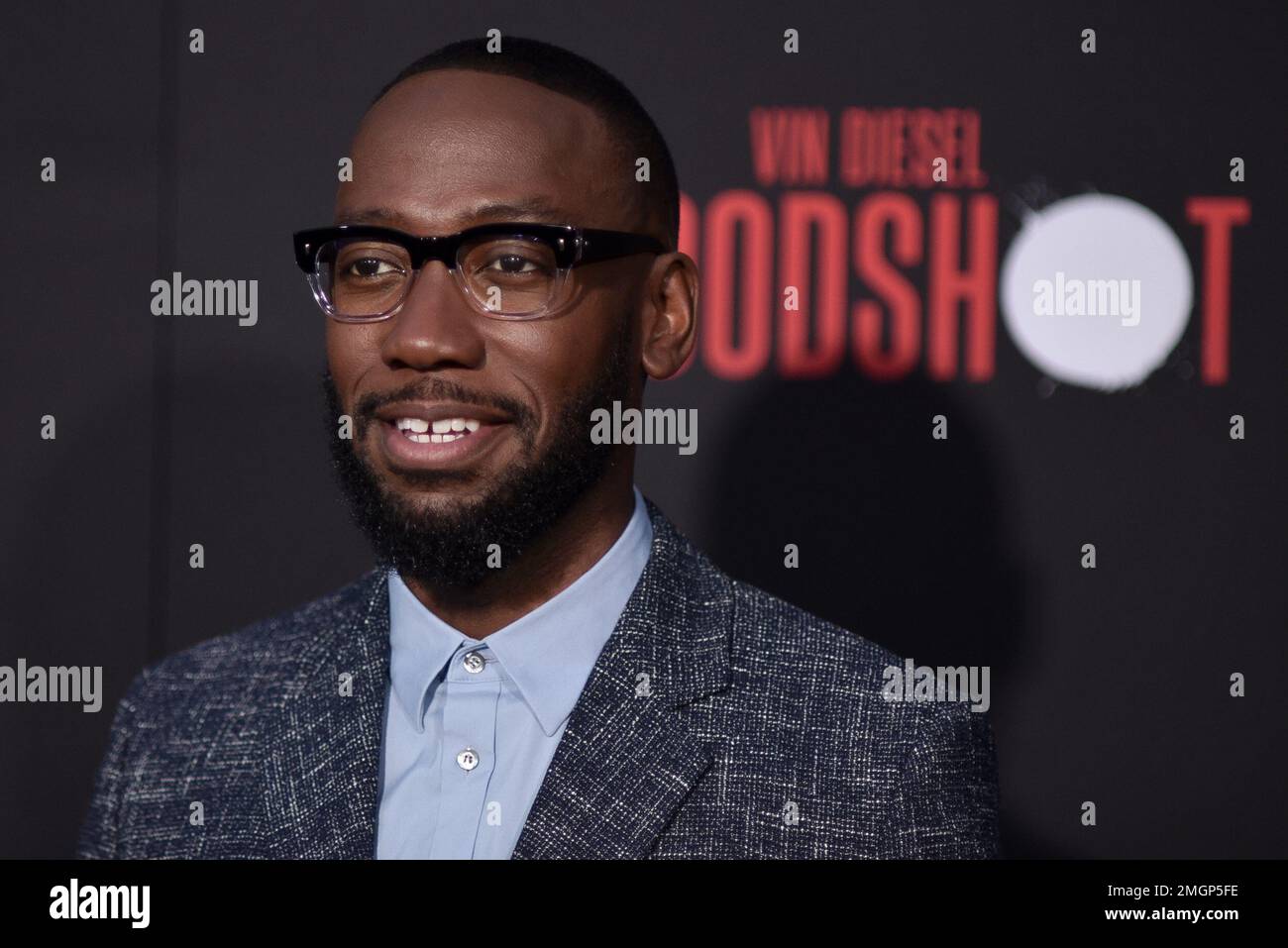 Lamorne Morris attends the LA premiere of "Bloodshot" at the Regency ...