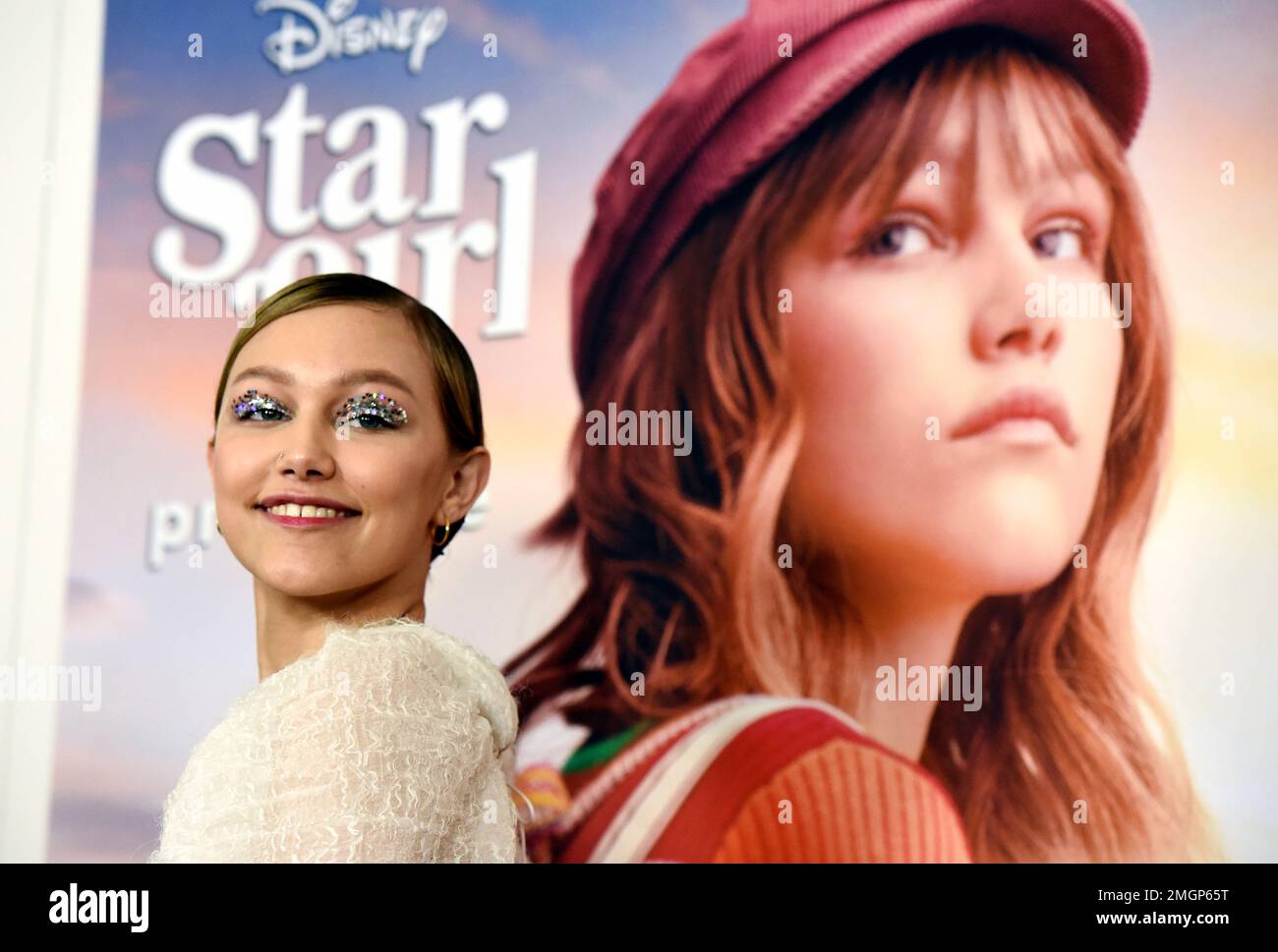 Grace VanderWaal, the star of the Disney+ film "Stargirl," poses at the ...