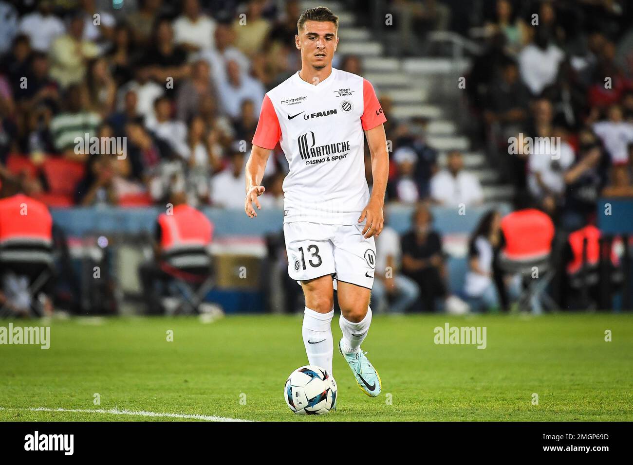 Joris CHOTARD of Montpellier during the French championship Ligue 1 ...