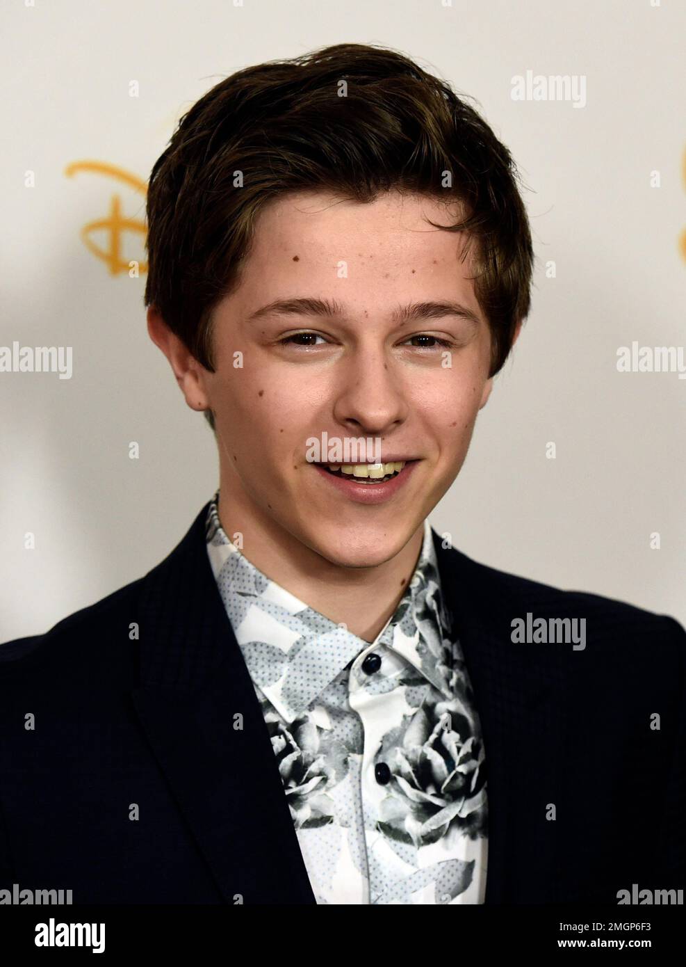 Graham Verchere, a cast member in the Disney+ film "Stargirl," poses at ...