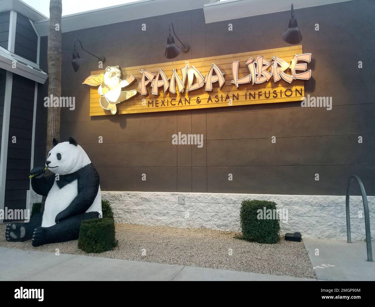 Panda Libre, an Asian-Mexican fusion restaurant, in Gilbert, Ariz., is ...