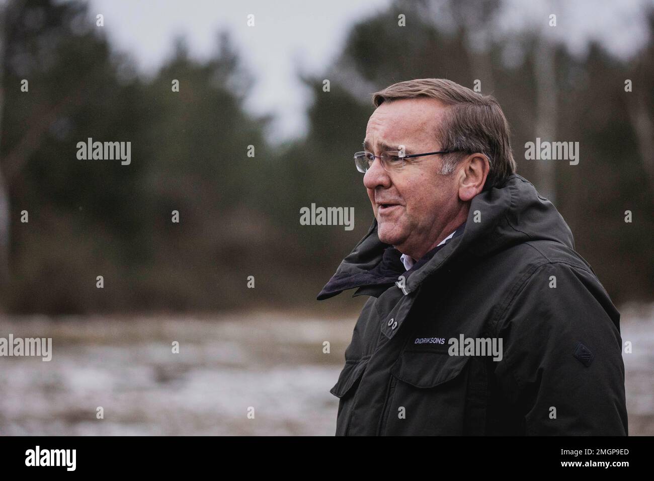 Boris Pistorius (SPD), Federal Minister of Defense, pictured during a ...
