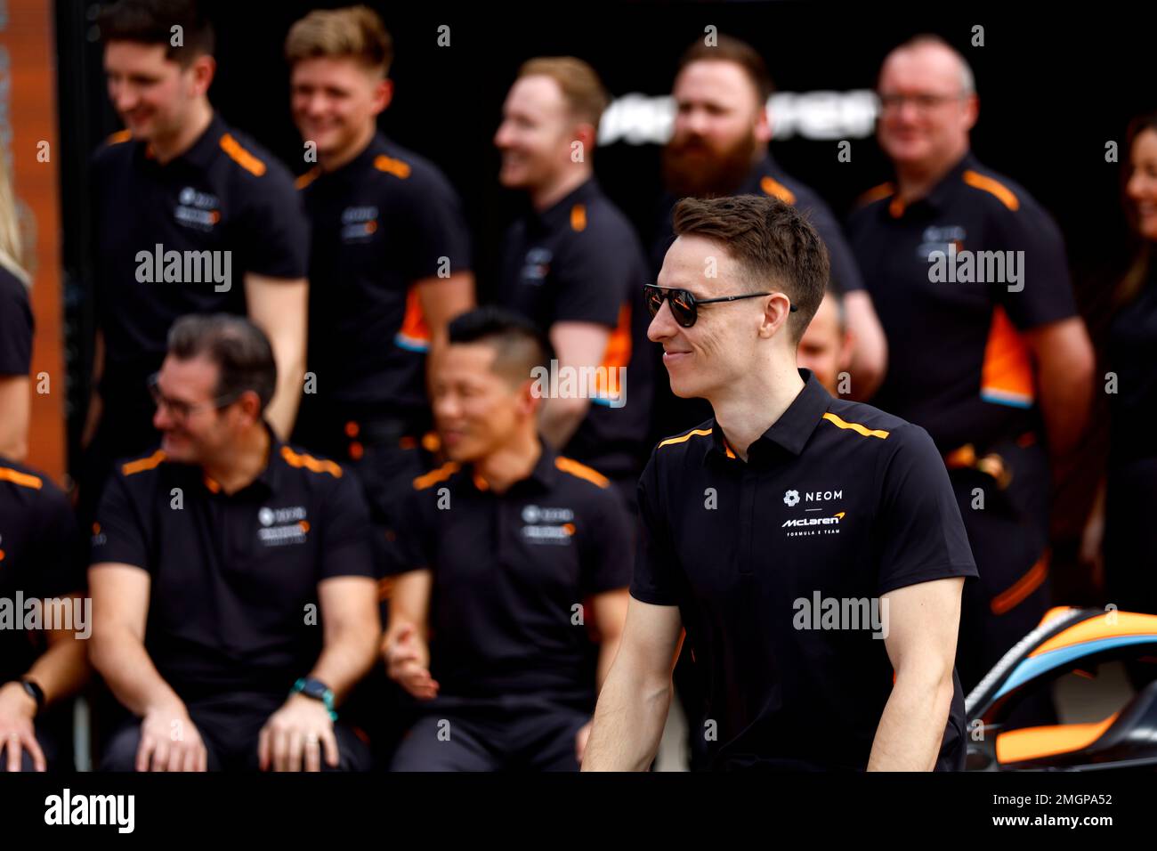 1/26/2023 - Jake Hughes, NEOM McLaren Formula E TeamSjoerd Van Wijk during the Formula E Round 2 ...