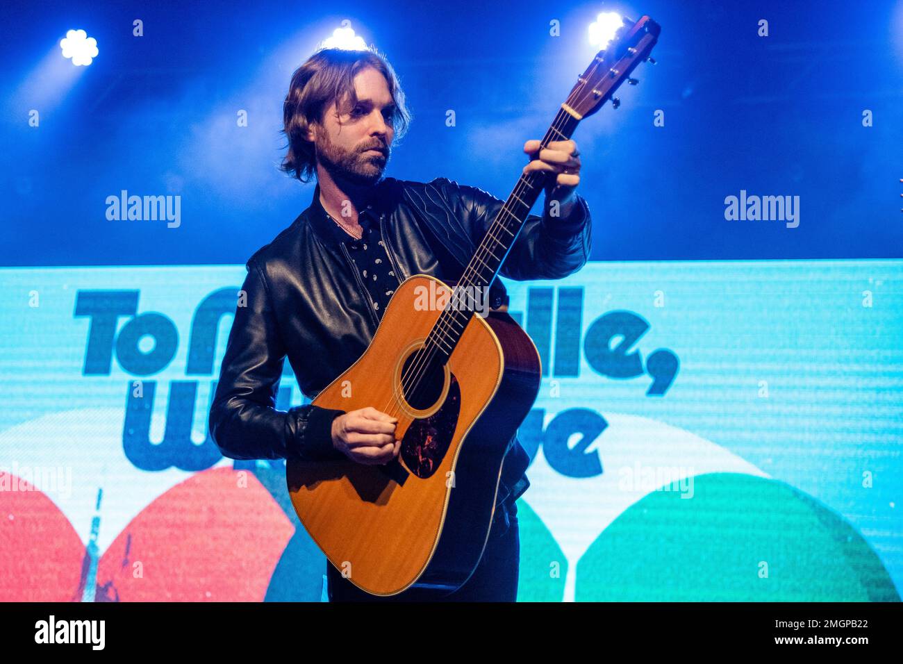 Sadler Vaden performs at the To Nashville, With Love Benefit Concert at ...