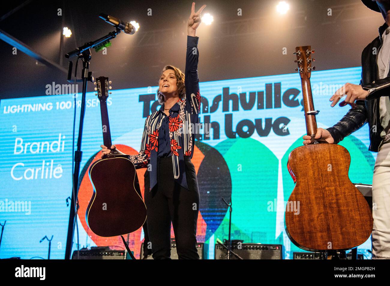 Brandi Carlile performs at the To Nashville, With Love Benefit Concert ...