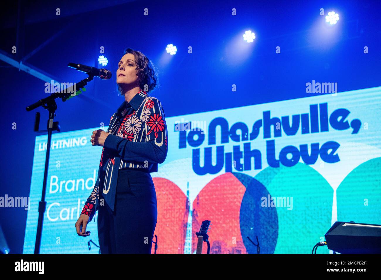 Brandi Carlile performs at the To Nashville, With Love Benefit Concert ...