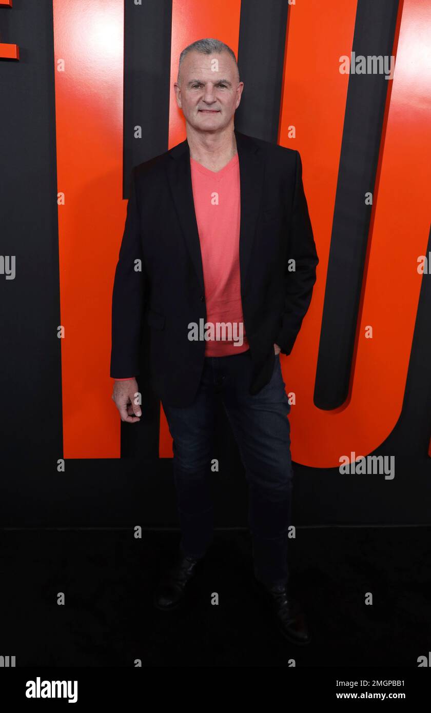 Steve Mokate arrives at the LA Special Screening of "The Hunt" at the ...