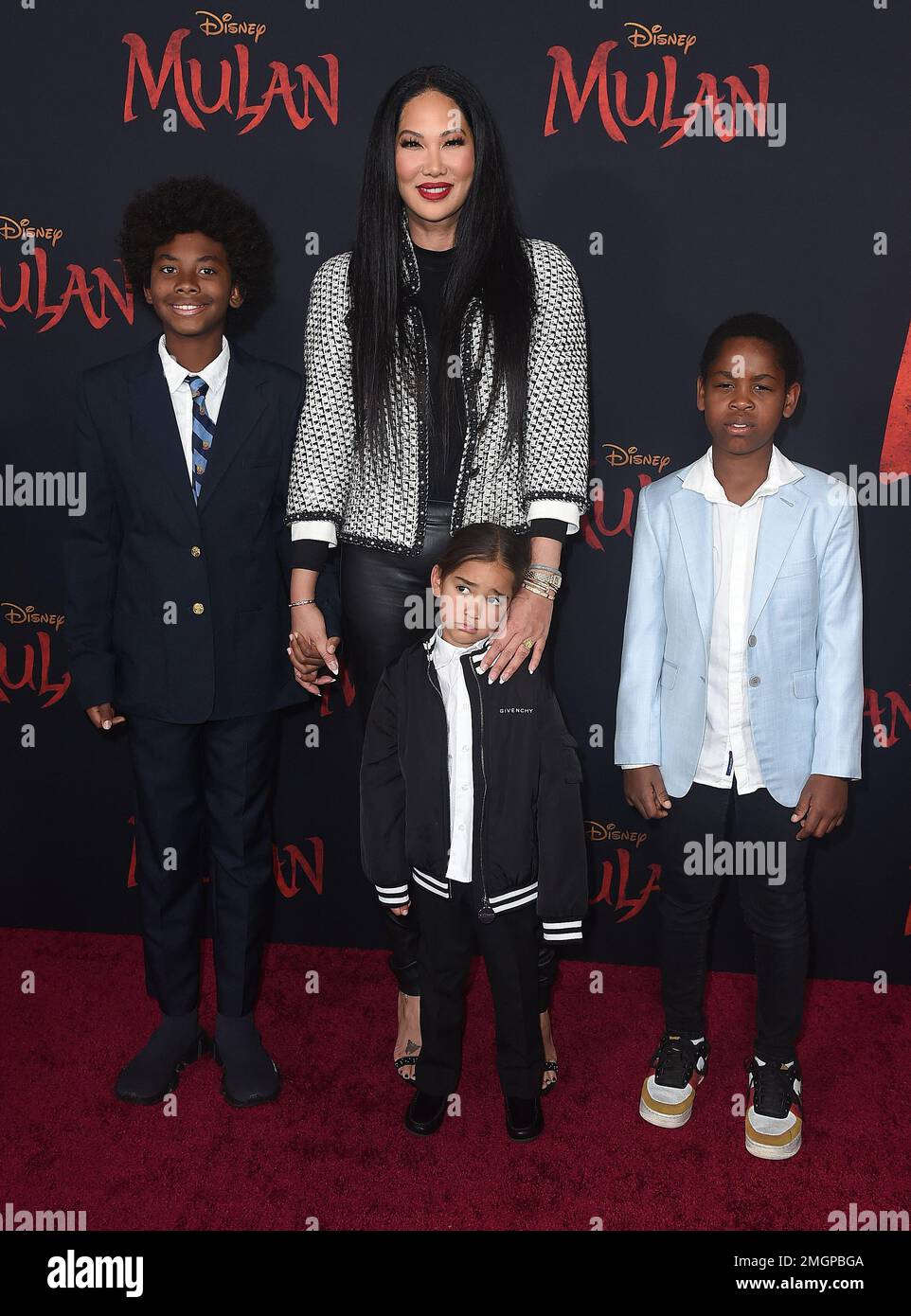 Kimora Lee Simmons arrives at the Los Angeles premiere of "Mulan" at ...
