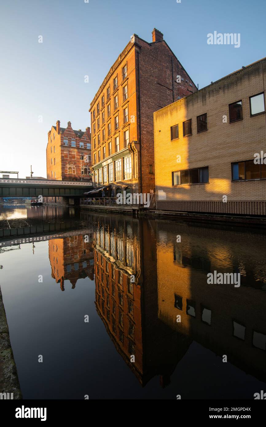 The Nottingham and Beeston Canal in Nottingham City, Nottinghamshire ...
