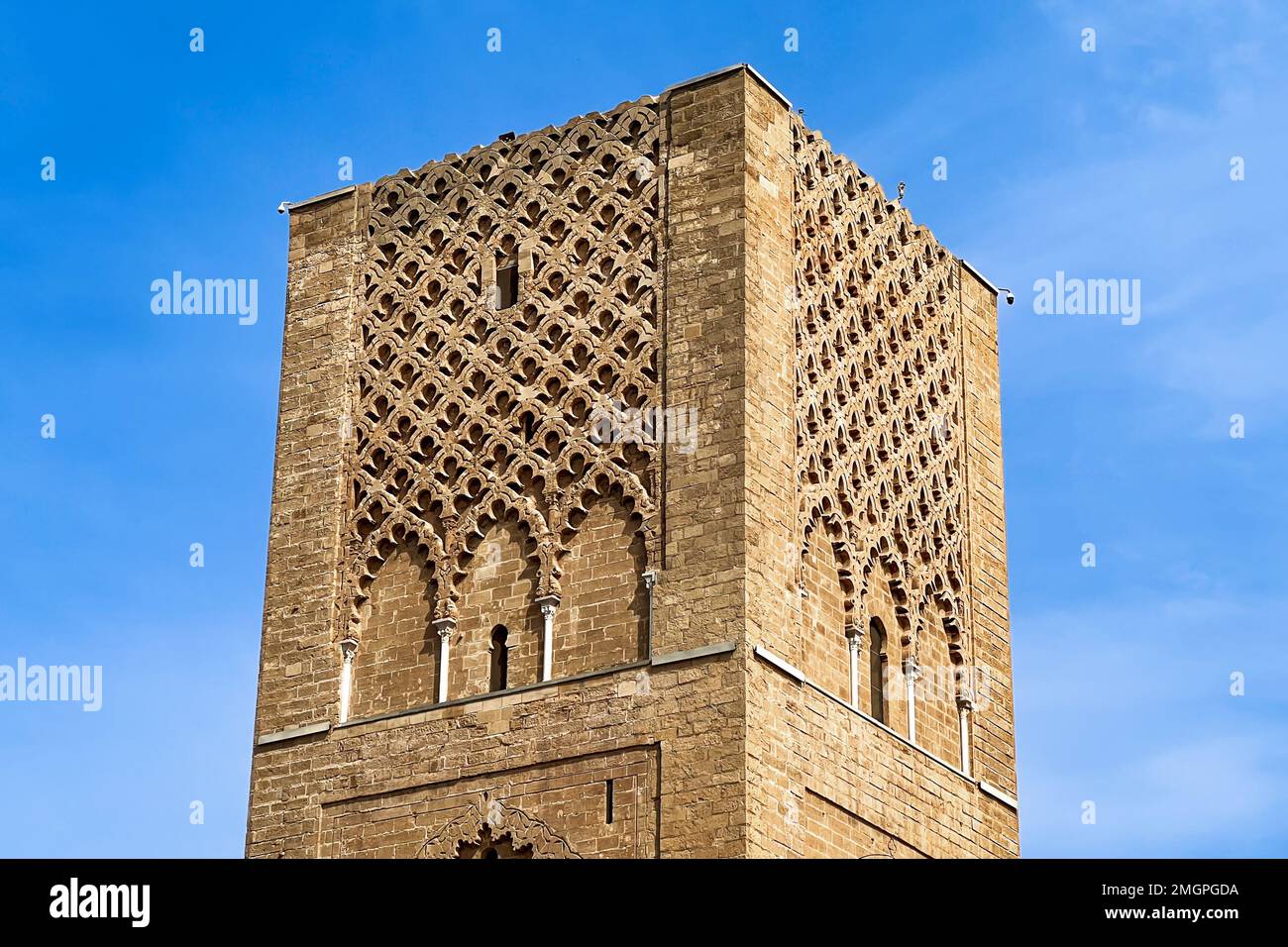 The Hassan Tower and the columns in Rabat, Morocco Stock Photo - Alamy