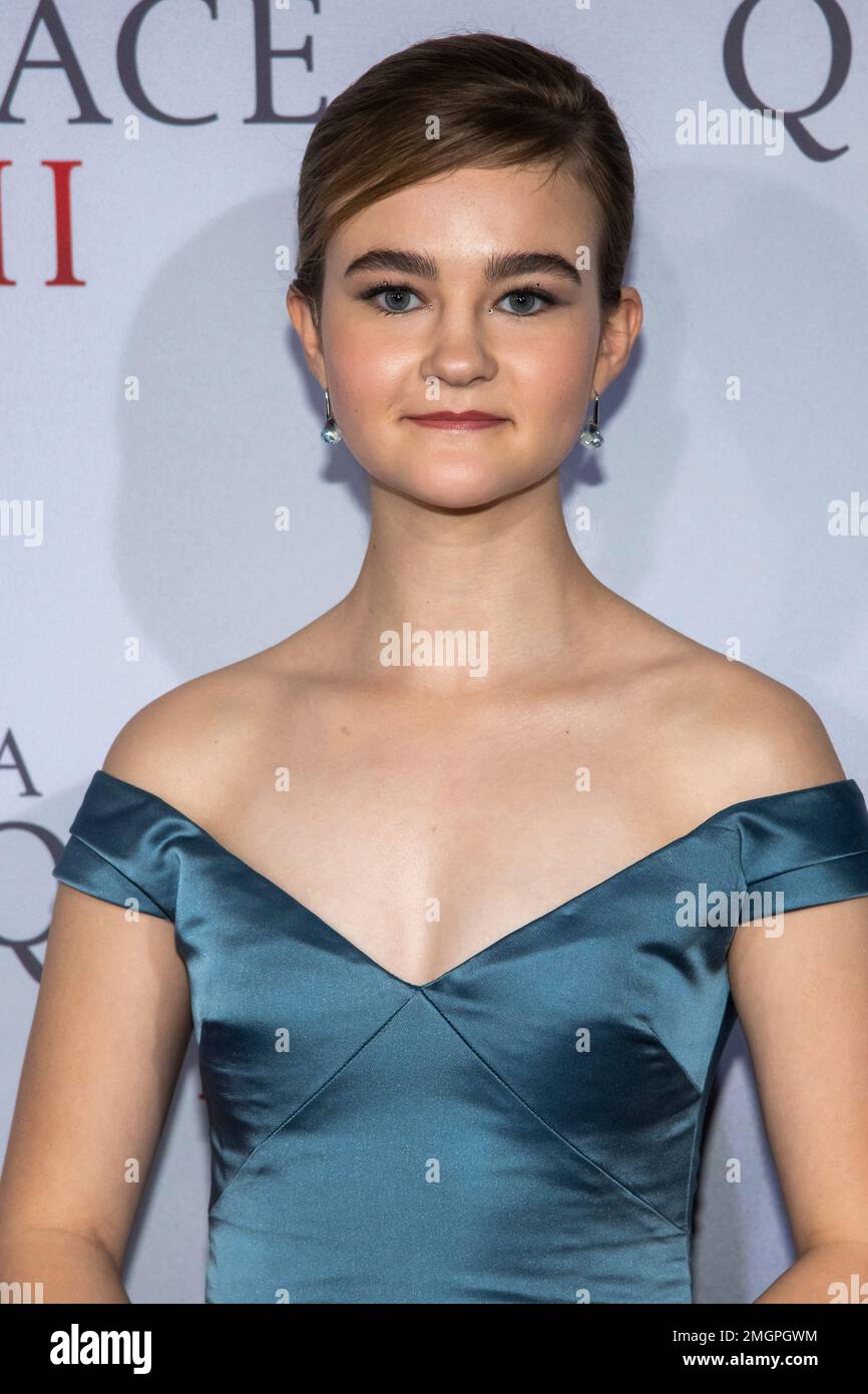 Millicent Simmonds attends the world premiere of Paramount Pictures' "A ...