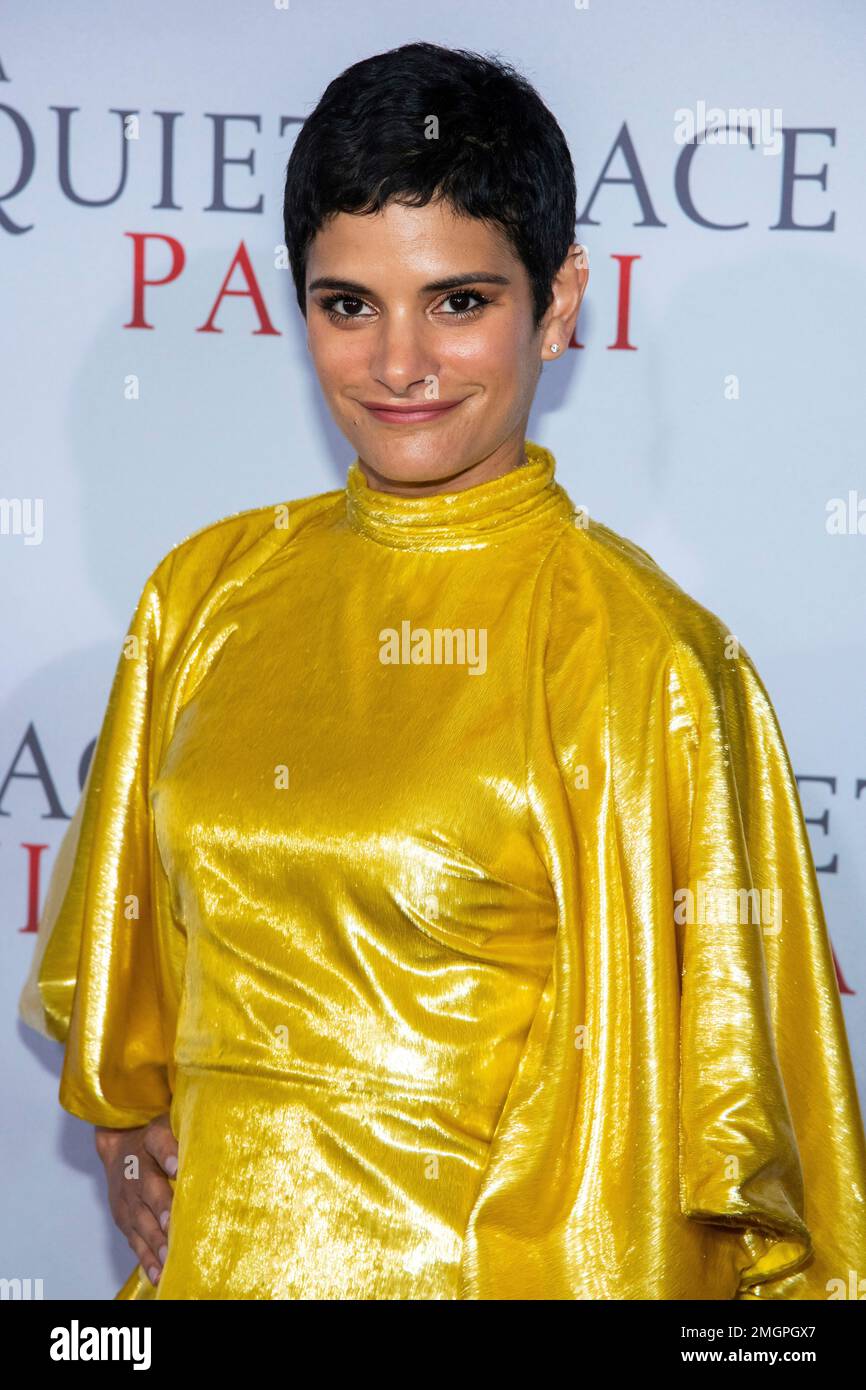 Ashley Dyke attends the world premiere of Paramount Pictures' "A Quiet ...