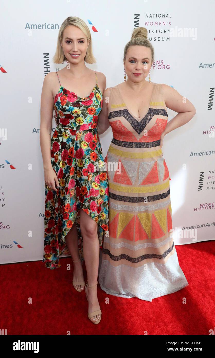 Molly McCook, left, and Amanda Fuller arrive at the Eighth Annual Women ...