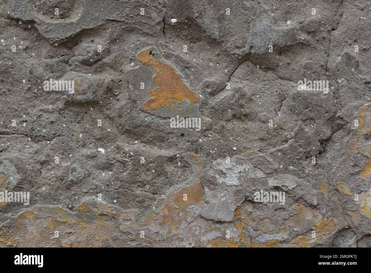 Old brick,damaged gray wall concept background Stock Photo - Alamy