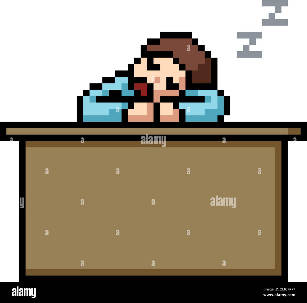 Desk pixel art hi-res stock photography and images - Alamy