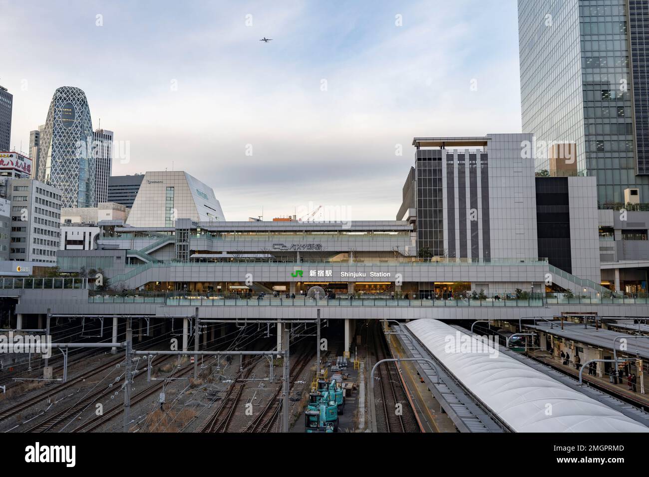 Tokyo, Japan. 26th Jan, 2023. JR East Shinjuku Station (Shinjuku-eki æ ...
