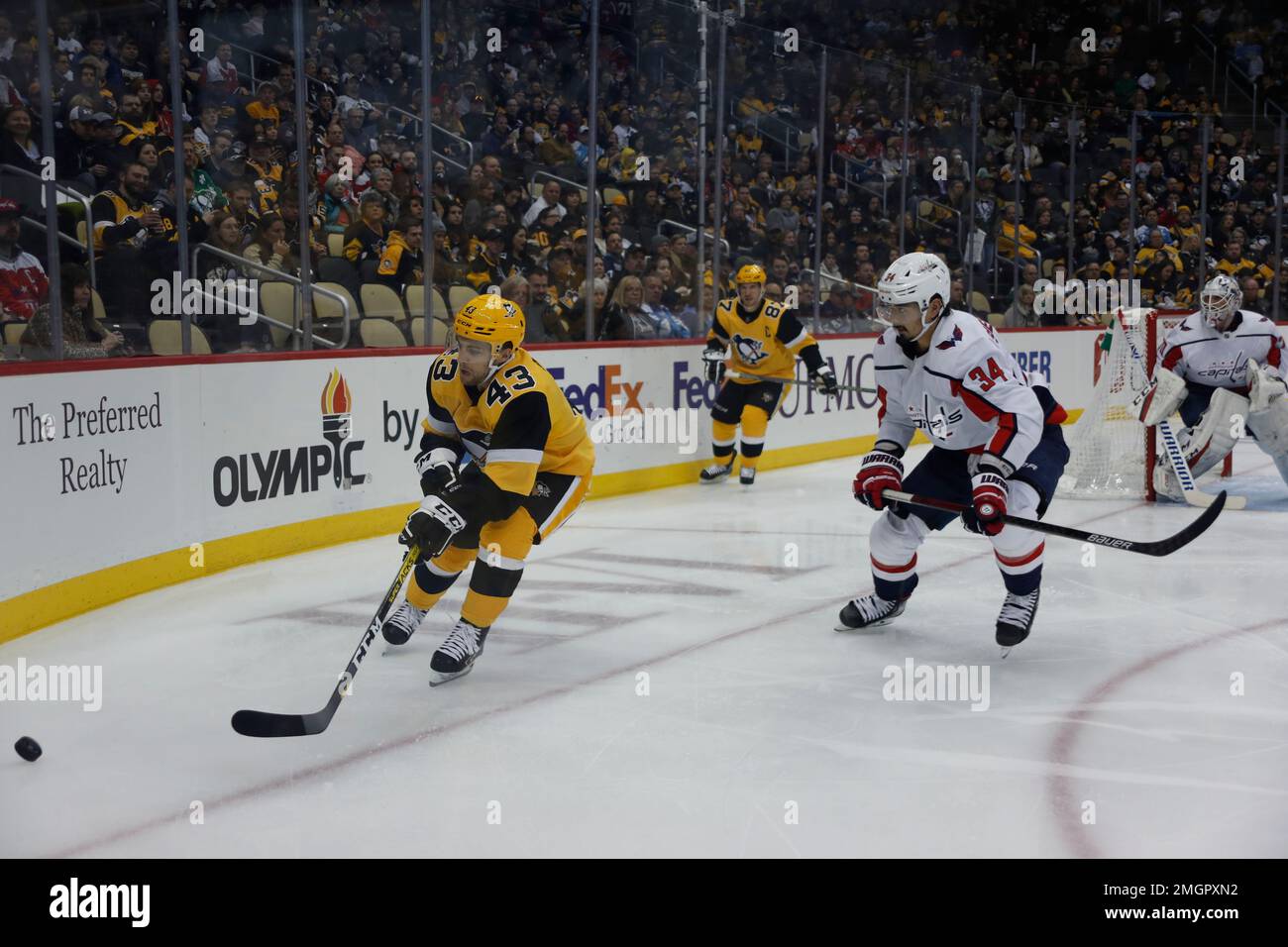 during the second period of an NHL hockey game, Saturday, March 7, 2020 ...