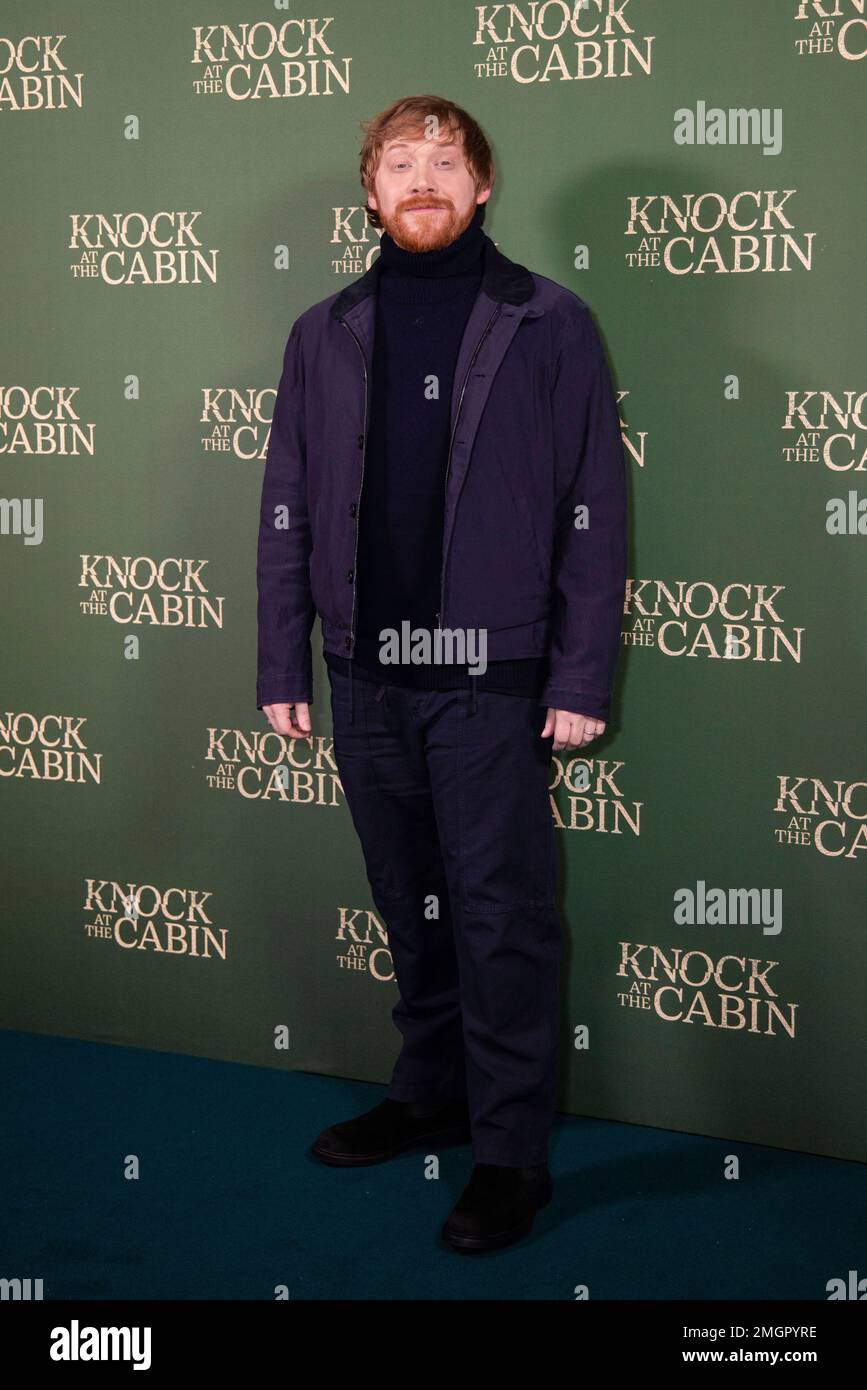 Rupert Grint poses for photographers upon arrival at the special ...