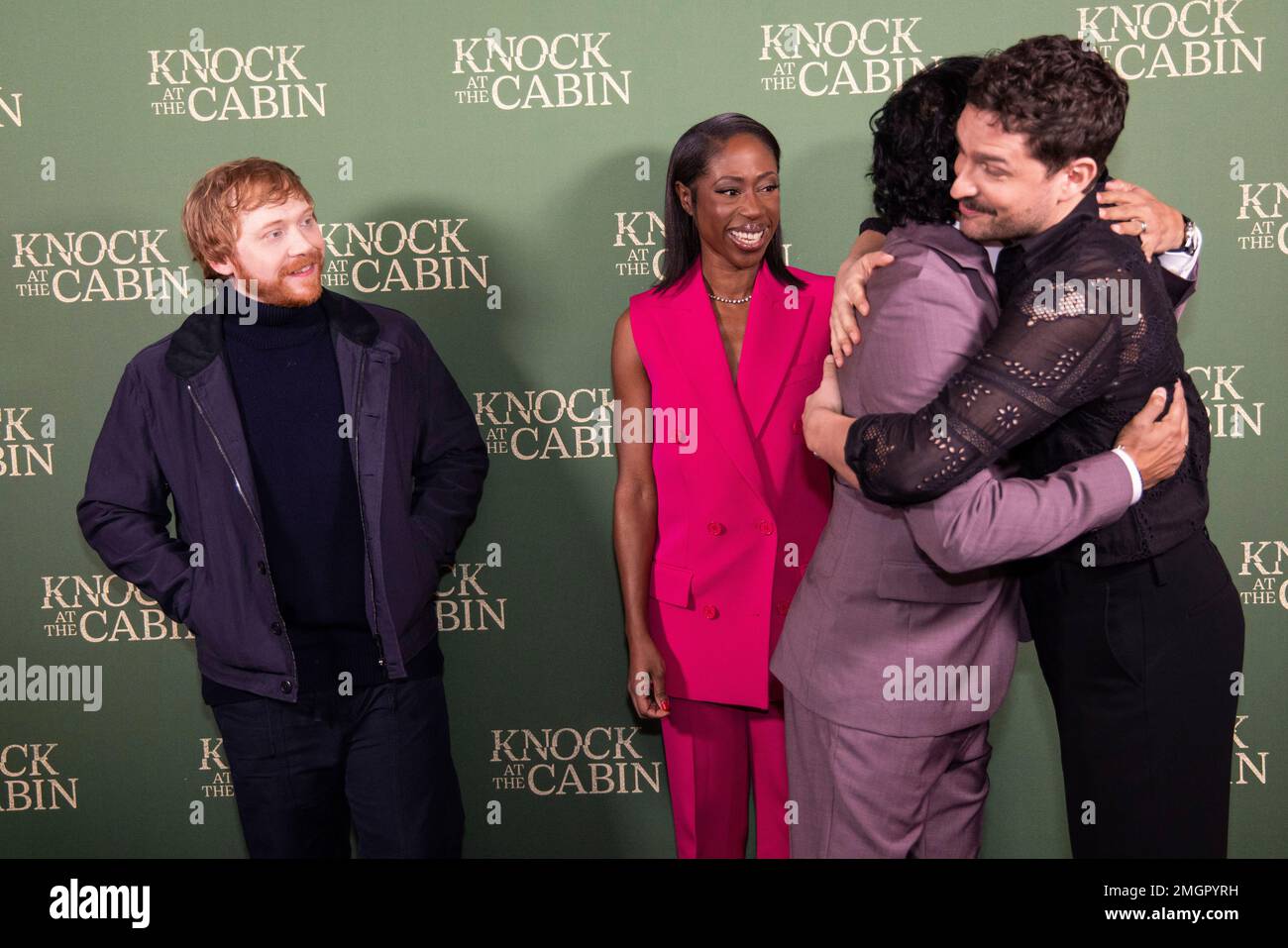 Rupert Grint, from left, director M. Night Shyamalan, Nikki Amuka-Bird ...