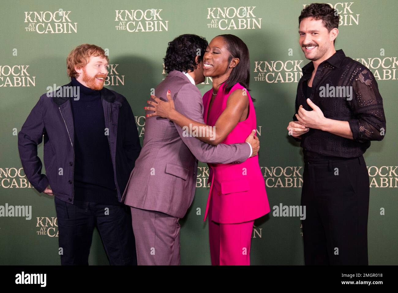 Rupert Grint, from left, director M. Night Shyamalan, Nikki Amuka-Bird ...