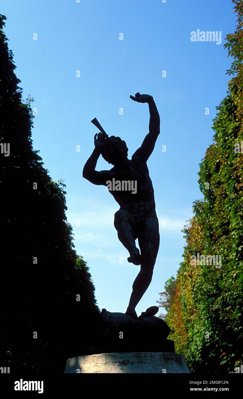 France, Paris, Luxembourg Gardens, statue of Pan, piper Stock Photo - Alamy