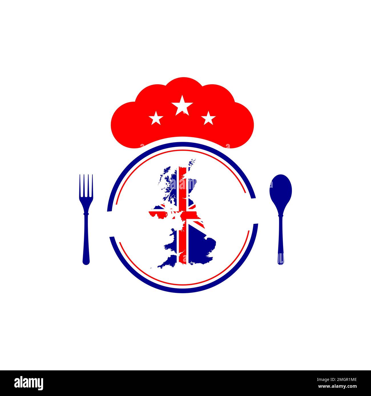 english restaurant logo template, suitable for restaurants and the like ...