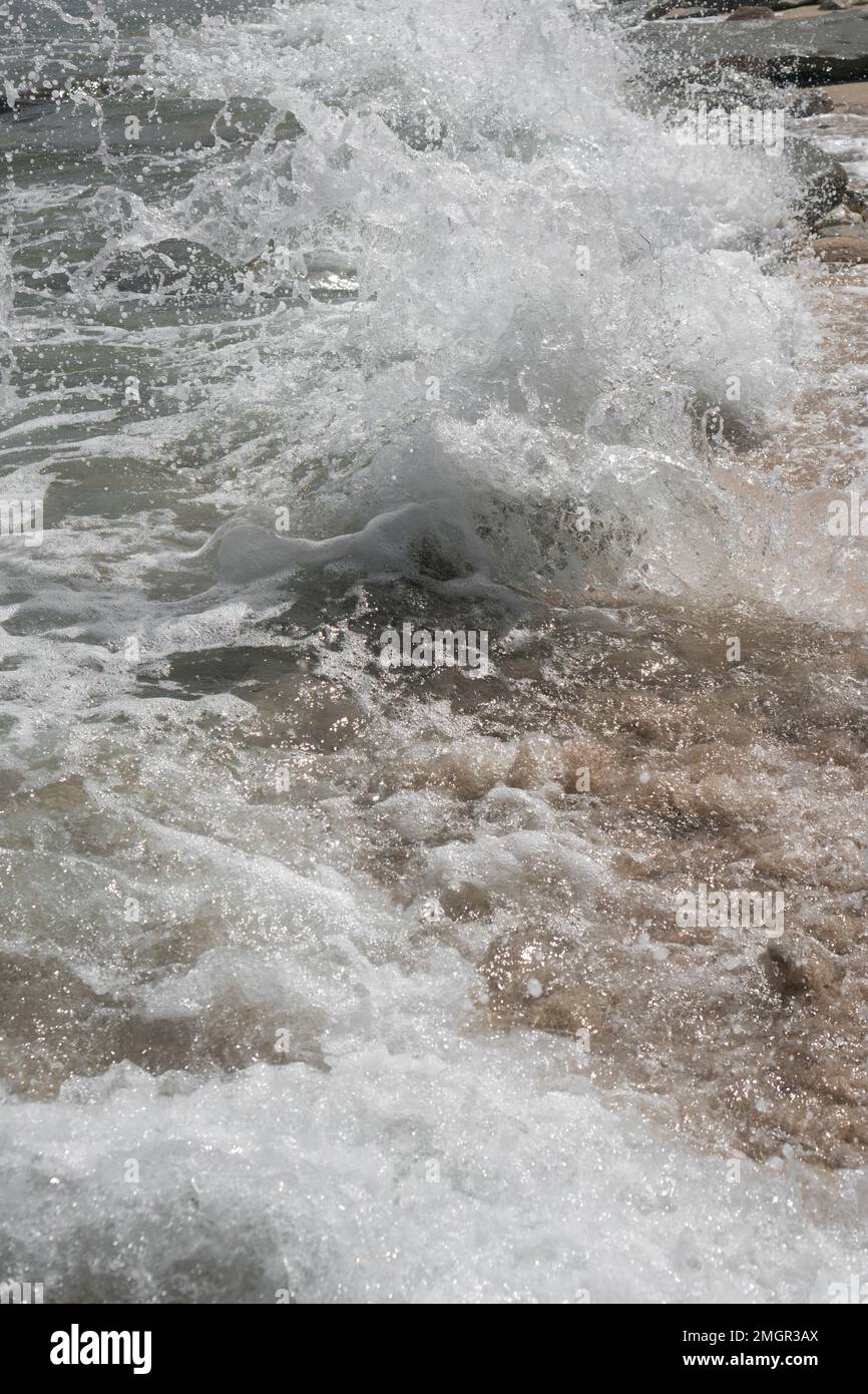Beautiful beach in Bali, water texture Stock Photo - Alamy