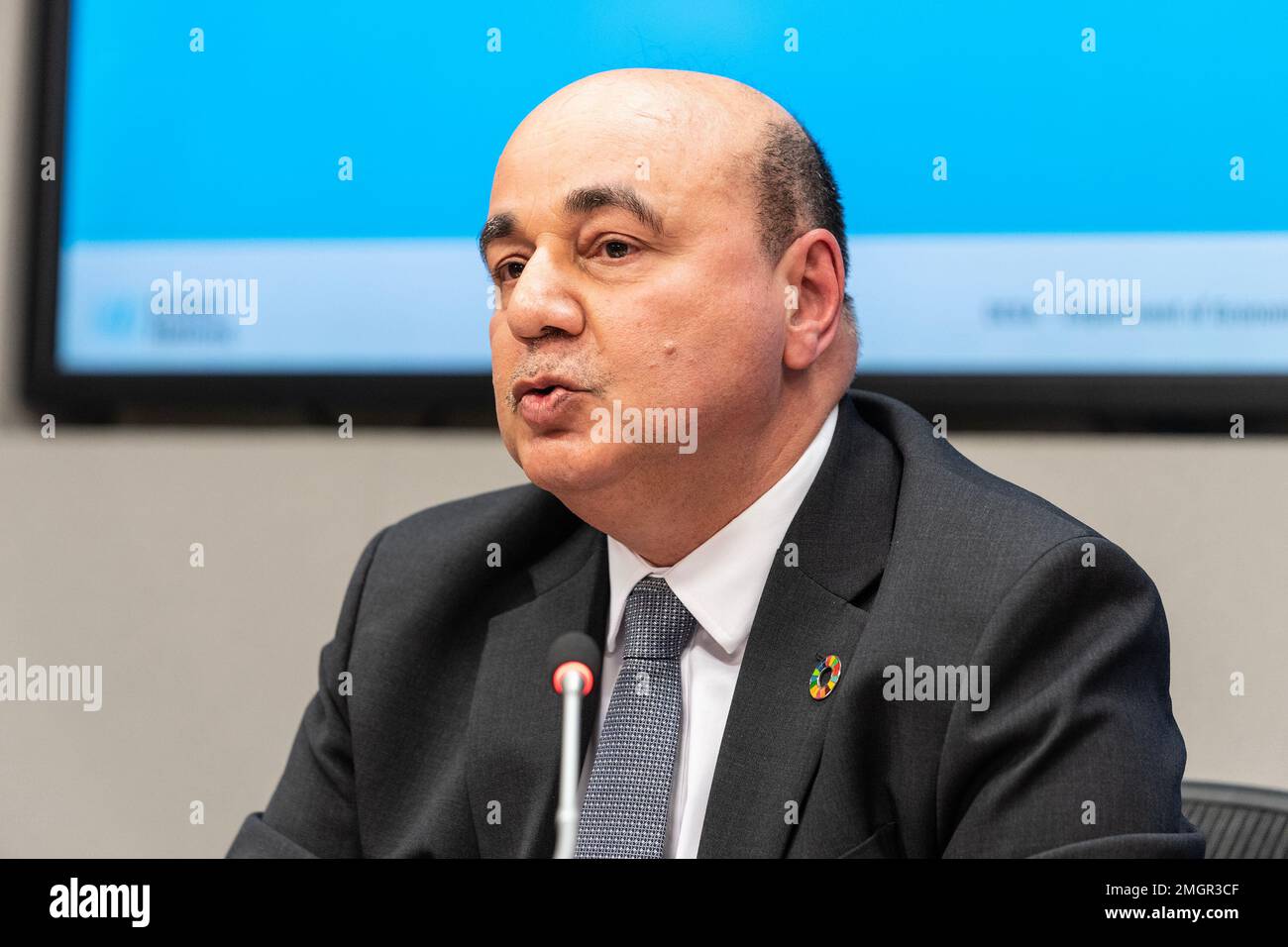 New York, USA. 25th Jan, 2023. Hamid Rashid, Chief of the Global ...