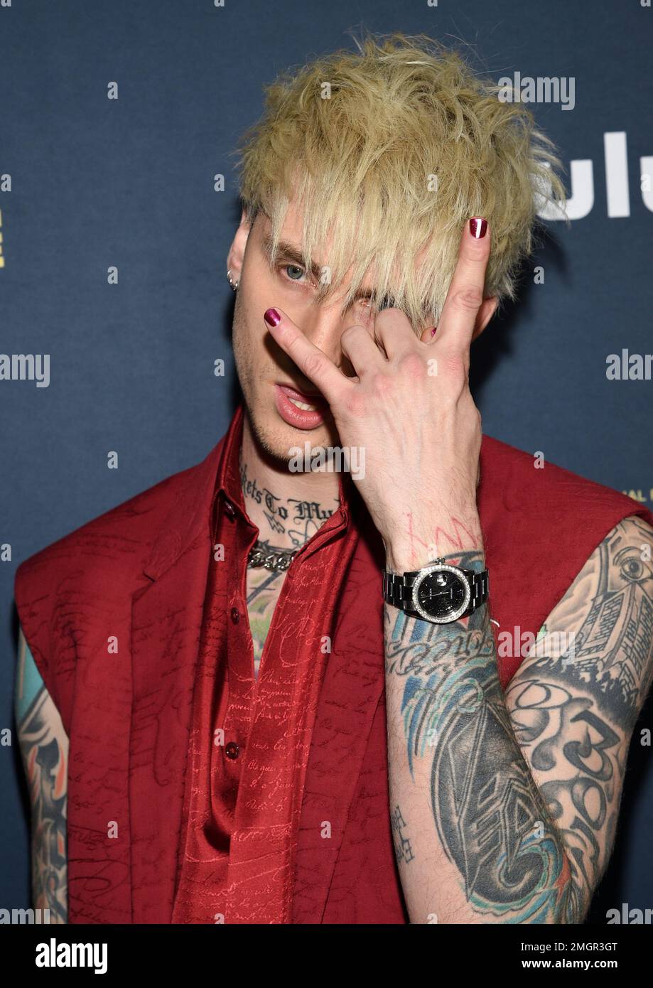 Colson Baker aka Machine Gun Kelly attends the premiere of "Big Time ...