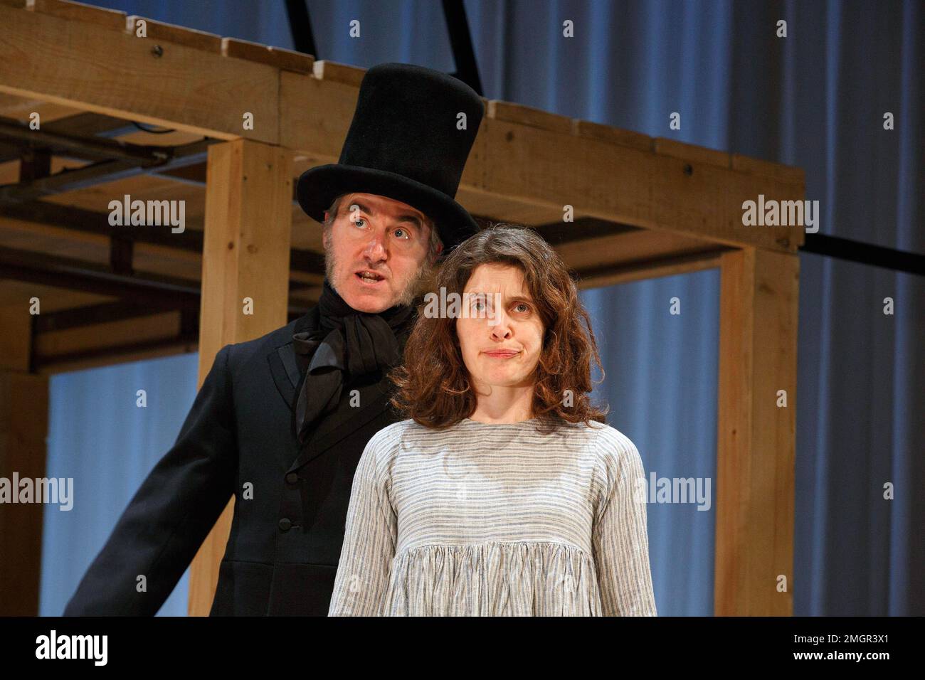 Craig Edwards (Lockwood), Madeleine Worrall (Jane) in JANE EYRE at the ...