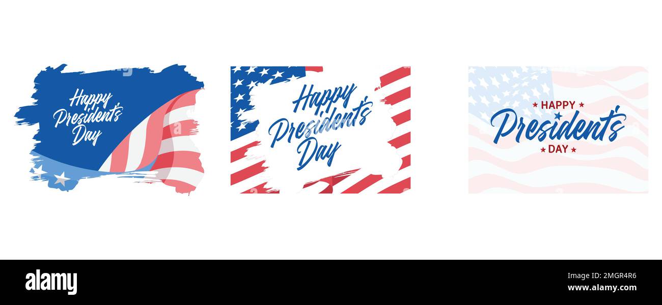 USA Presidents Day celebrate, Happy Presidents Day greeting card ...